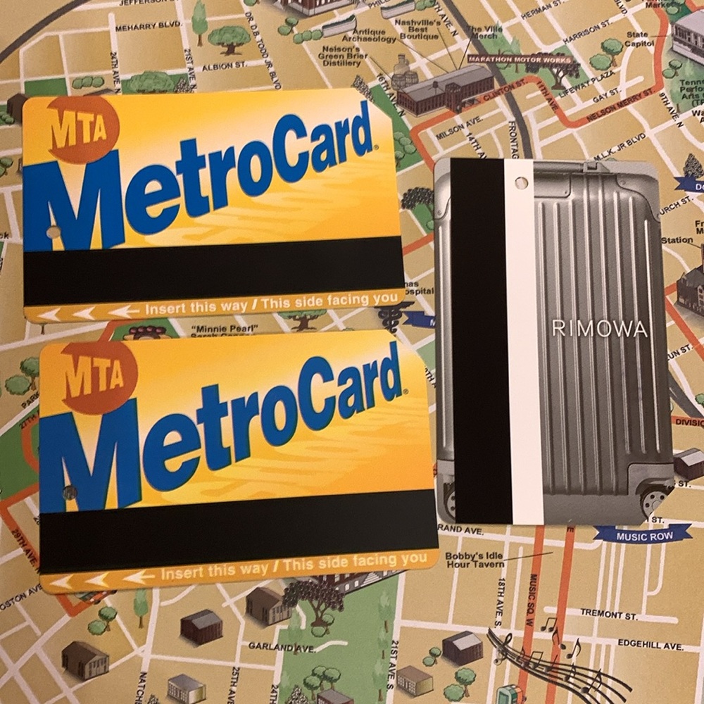 Nyc Collectible Rare Edition 3 Metrocards - Gem
